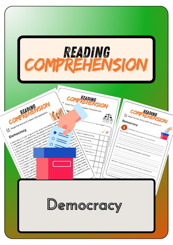 Reading Comprehension - Democracy + Solutions | Teaching Resources