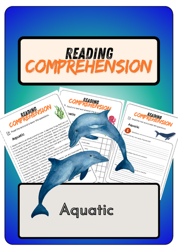 Reading Comprehension - Aquatic + Solutions | Teaching Resources Reading Comprehension - Aquatic + Solutions | Teaching Resources