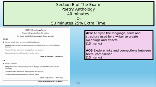 Edexcel iGCSE Poetry Anthology Blessing | Teaching Resources