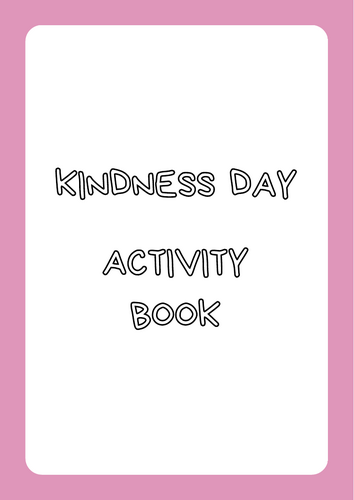 Kindness Activity Book | Teaching Resources