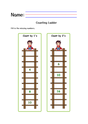 Counting Ladder - Early Year Maths (3+) | Teaching Resources