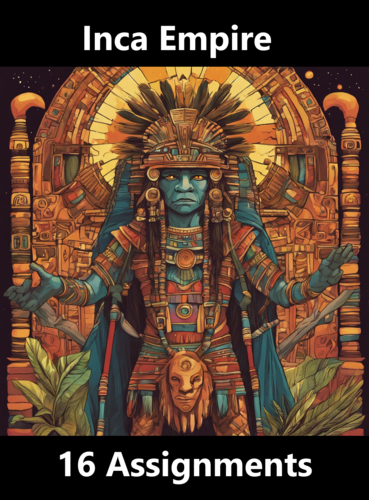 The Inca Empire Articles & Questions Assignment Workbook (16 Total ...