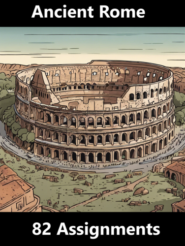 Ancient Rome Worksheet Packet (82 Total Assignments) | Teaching Resources