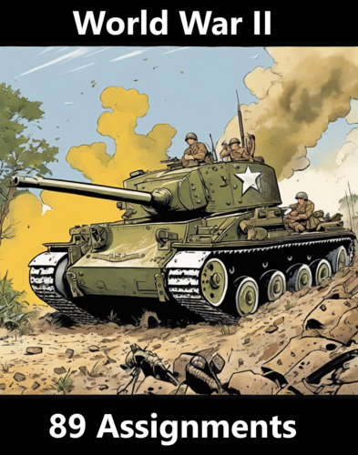 World War II Worksheet Packet (89 Total Assignments) | Teaching Resources