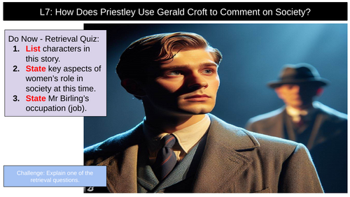 Gerald Croft An Inspector Calls | Teaching Resources