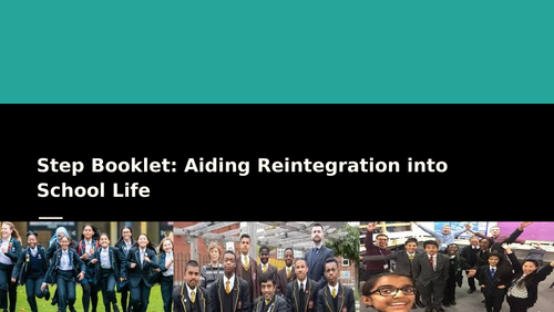 Work Booklet: Aiding reintegration into School Life | Teaching Resources Work Booklet: Aiding reintegration into School Life | Teaching Resources