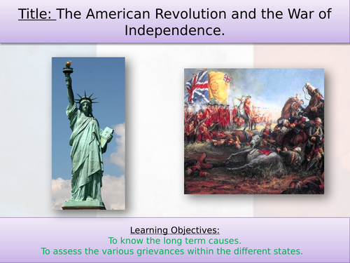 GCSE History - The French Revolution - American revolution | Teaching ...