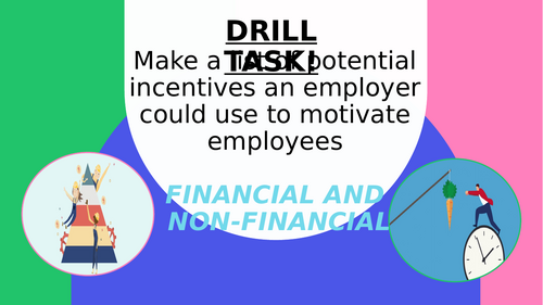 Financial and Non-Financial Motivation Methods (Unit 6 AQA Business ...