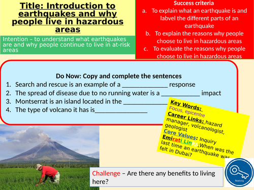 iGCSE Geography - Hazards - 5 - Why people live in hazardous areas and ...