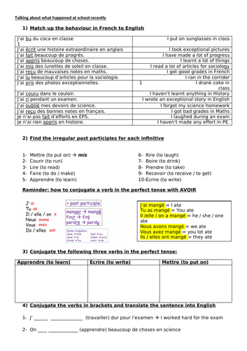 Module 3 Unit 3 Est-ce que tu as fait des progrès? Edexcel GCSE French ...