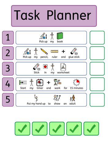 Visual Task Planner KS1/KS2 | Teaching Resources