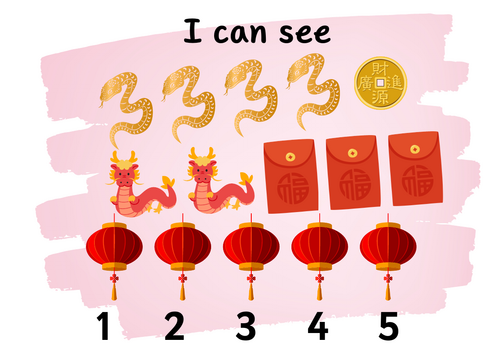 Lunar New Year EYFS Counting Mat | Teaching Resources