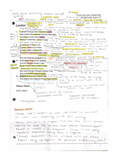 GCSE power and conflict poems | Teaching Resources