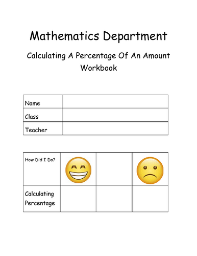 Calculating Percentage Maths Booklet | Teaching Resources Calculating Percentage Maths Booklet | Teaching Resources