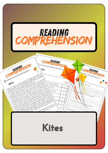 Reading Comprehension - Kites + Solutions | Teaching Resources