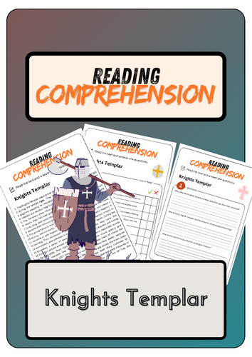 Reading Comprehension - Knights Templar + Solutions | Teaching Resources