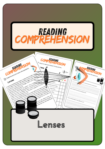 Reading Comprehension - Lenses + Solutions | Teaching Resources
