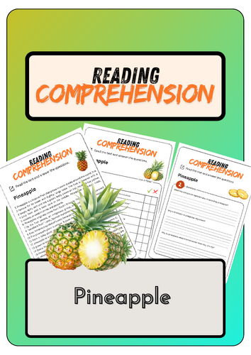 Reading Comprehension - Pineapple + Solutions | Teaching Resources