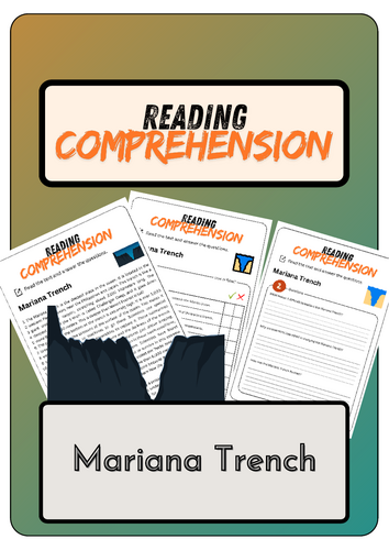 Reading Comprehension - Mariana Trench + Solutions | Teaching Resources