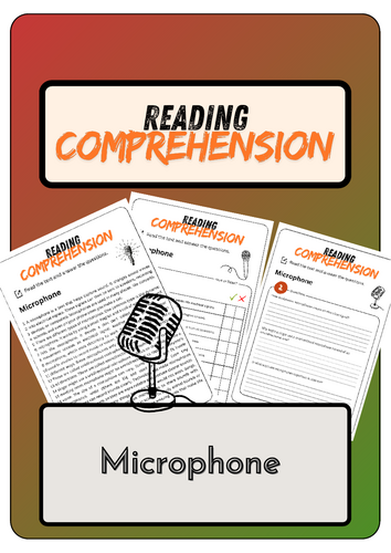 Reading Comprehension - Microphone + Solutions | Teaching Resources