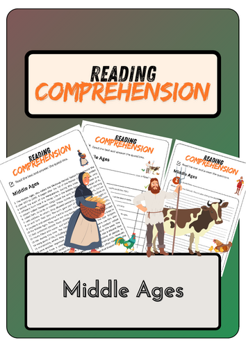 Reading Comprehension - Middle Ages + Solutions | Teaching Resources