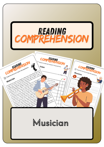 Reading Comprehension - Musician + Solutions | Teaching Resources