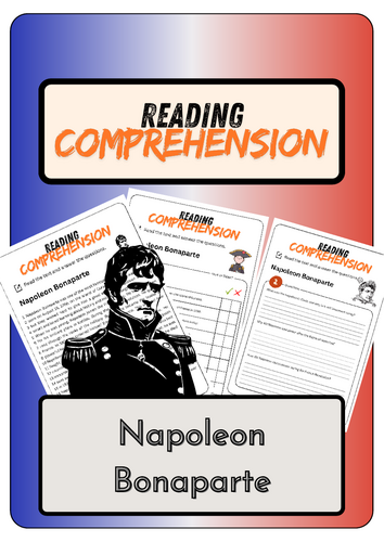 Reading Comprehension - Napoleon Bonaparte + Solutions | Teaching Resources
