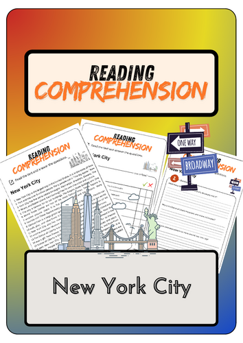 Reading Comprehension - New York City + Solutions | Teaching Resources