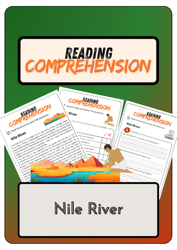 Reading Comprehension - Nile River + Solutions | Teaching Resources