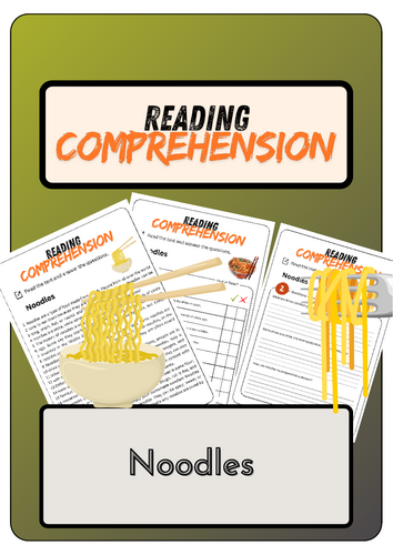 Reading Comprehension - Noodles + Solutions | Teaching Resources