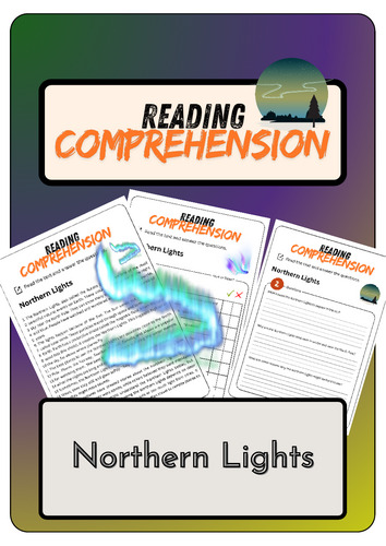 Reading Comprehension - Northern Lights + Solutions | Teaching Resources