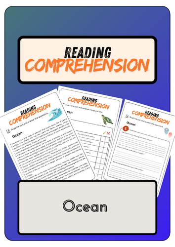 Reading Comprehension - Ocean + Solutions | Teaching Resources