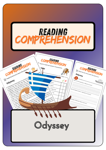Reading Comprehension - Odyssey + Solutions | Teaching Resources