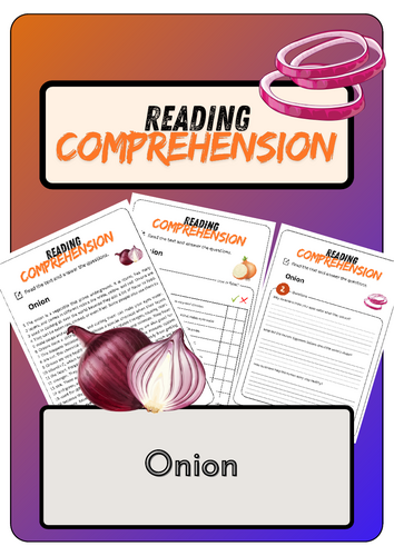 Reading Comprehension - Onion + Solutions | Teaching Resources