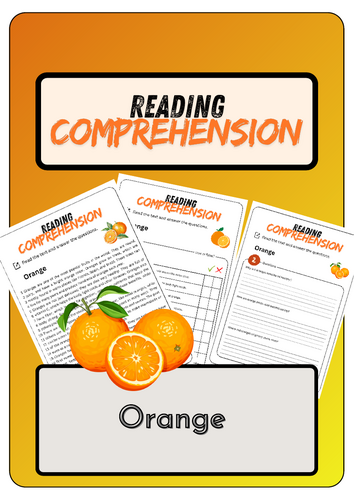 Reading Comprehension - Orange + Solutions | Teaching Resources