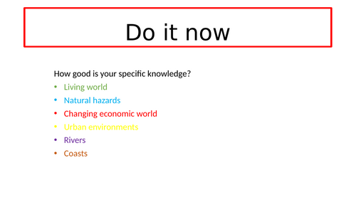 Year 11 AO1 retrieval and starter tasks | Teaching Resources