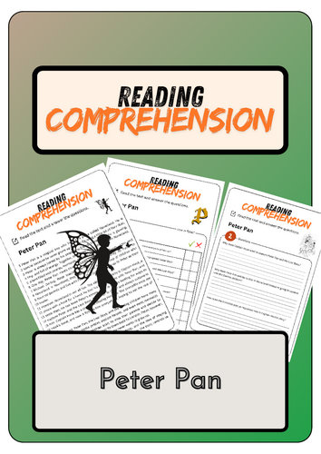 Reading Comprehension - Peter Pan + Solutions | Teaching Resources