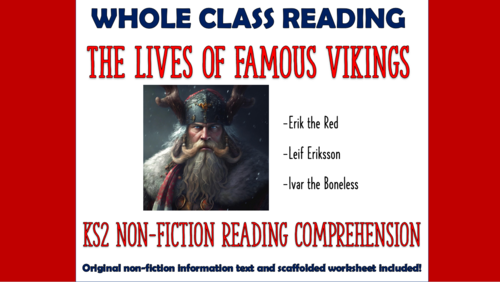 The Lives of Famous Vikings - KS2 Reading Comprehension (with ...