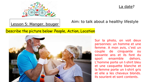 Module 4 Unit 2 Bien dans ma peau Edexcel GCSE French 2024 | Teaching ...