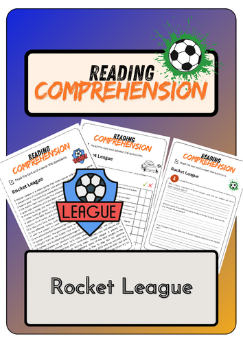 Reading Comprehension - Rocket League + Solutions | Teaching Resources