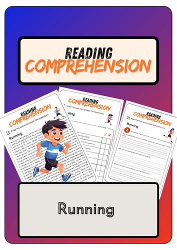 Reading Comprehension - Running + Solutions | Teaching Resources