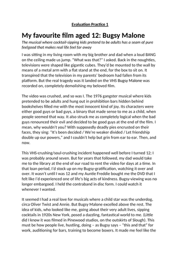 N5 English RUAE R4UAE Close Reading Evaluation Q Lesson | Teaching ...