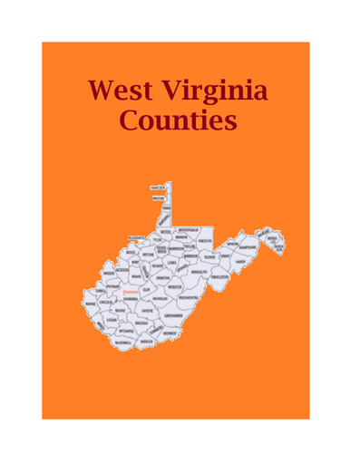 West Virginia Counties | Teaching Resources