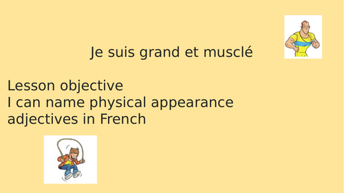 Describe physical appearance | Teaching Resources Describe physical appearance | Teaching Resources
