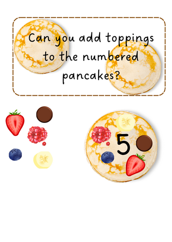 Pancake Day Topping Counting | Teaching Resources