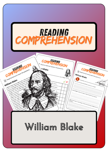 Reading Comprehension - William Blake + Solutions | Teaching Resources Reading Comprehension - William Blake + Solutions | Teaching Resources
