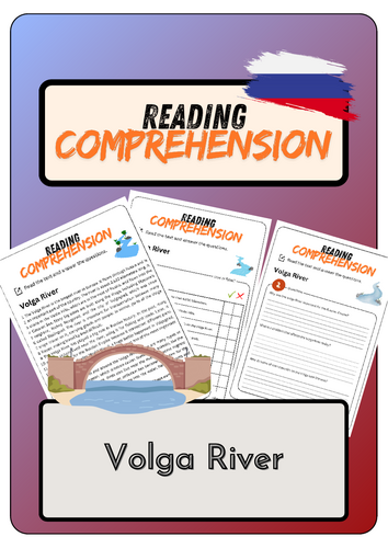 Reading Comprehension - Volga River + Solutions | Teaching Resources