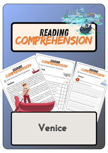 Reading Comprehension - Venice + Solutions | Teaching Resources