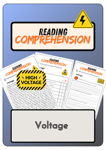 Reading Comprehension - Voltage + Solutions | Teaching Resources
