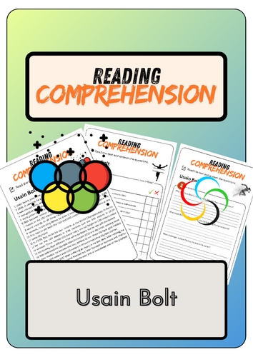 Reading Comprehension - Usain Bolt + Solutions | Teaching Resources